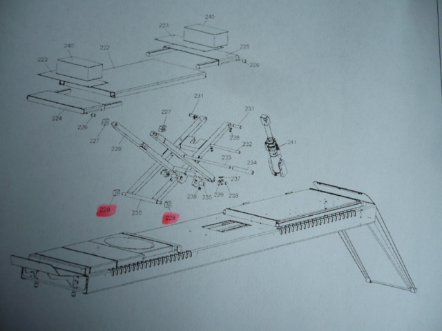 Sliding disc sliding piece sliding block nussbaum Unilift Uni-Lift 3500
